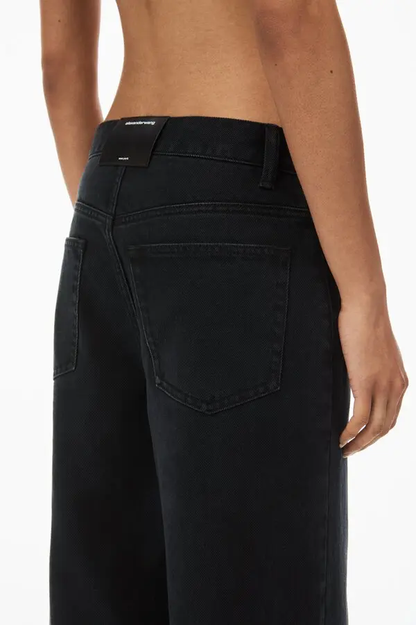 Alexander Wang Monogram Detailed Jeans - Black