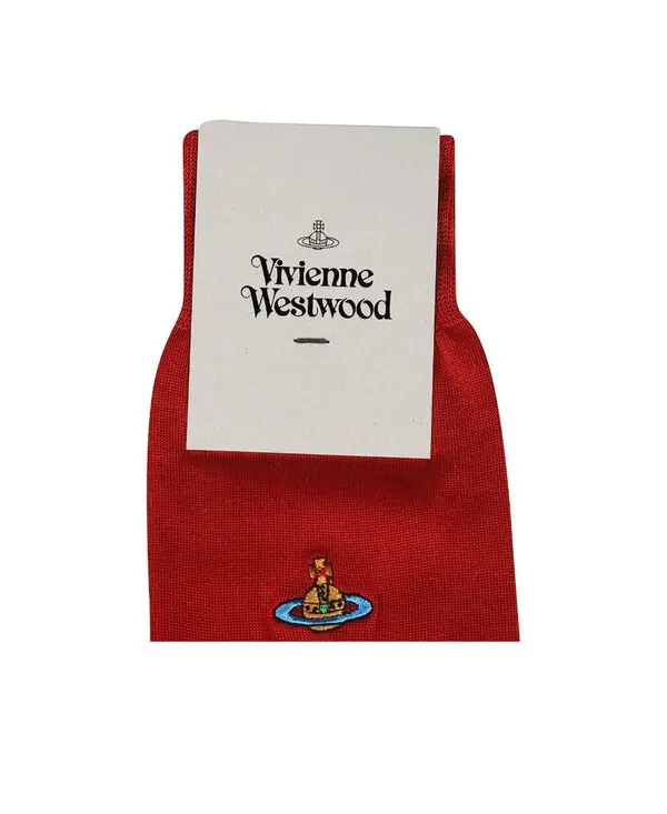 VIVIENNE WESTWOOD Embroidered Logo Socks
