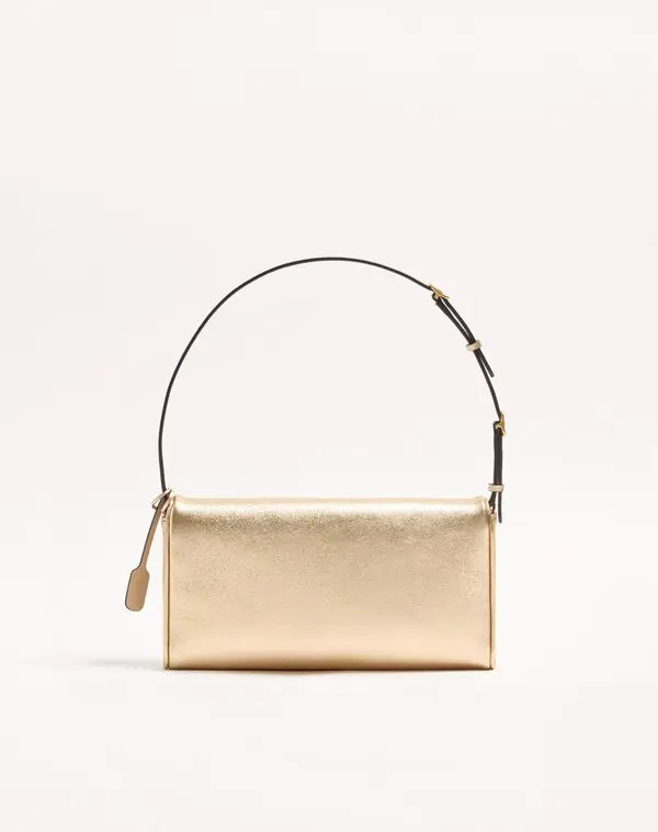 Valentino Garavani Vlogo Flap Shoulder Bag - Gold