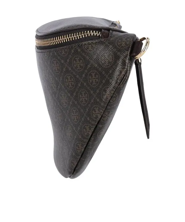 Tory Burch T Monogram Zipped Belt Bag - Brown