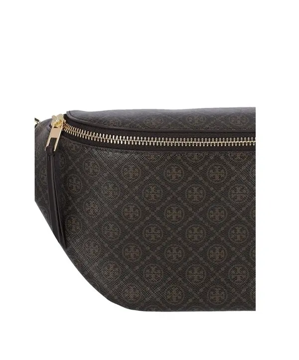 Tory Burch T Monogram Zipped Belt Bag - Brown
