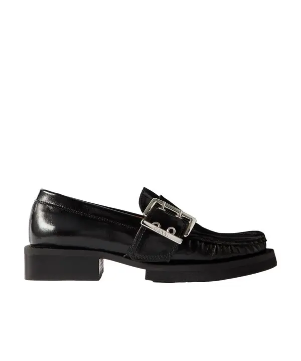 GANNI Feminine Buckle Loafers