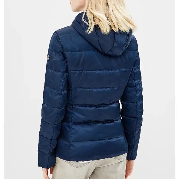 EA7 Hooded Logo Down Jacket
