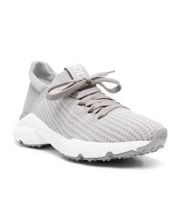 TOD'S Logo Embossed Lace-up Sneakers