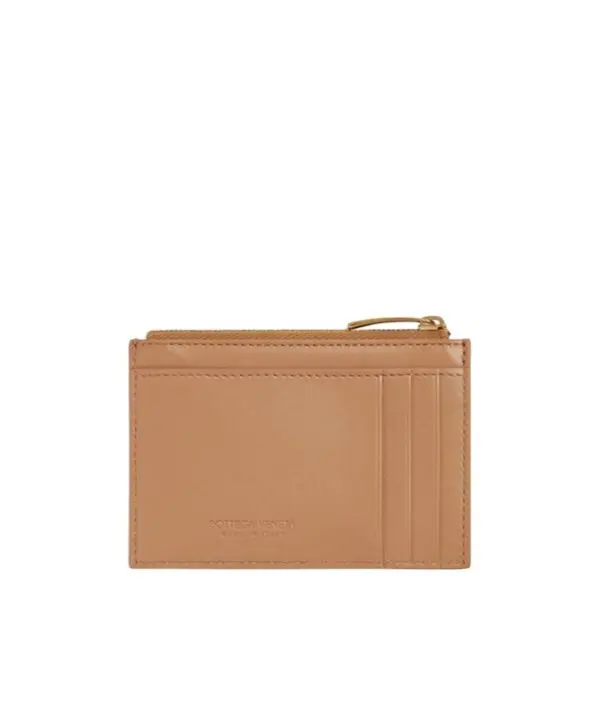 Bottega Veneta Intrecciato Zipped Card Case