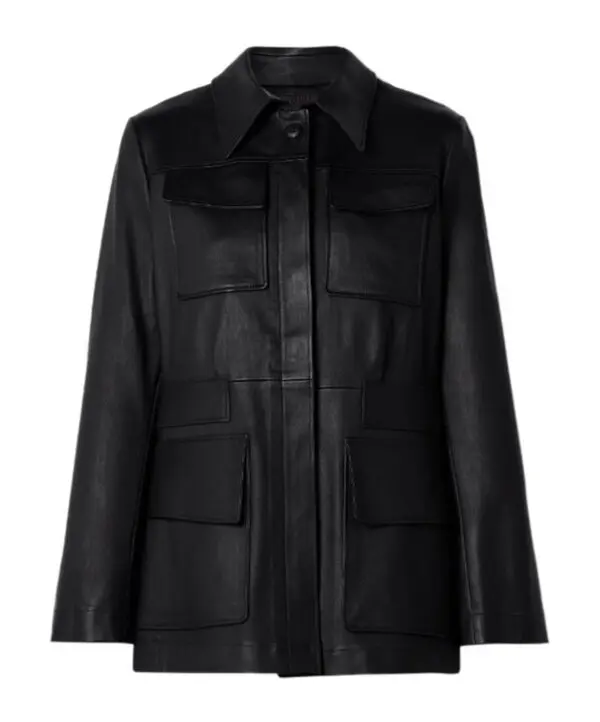 Stouls Leather Jacket - Black