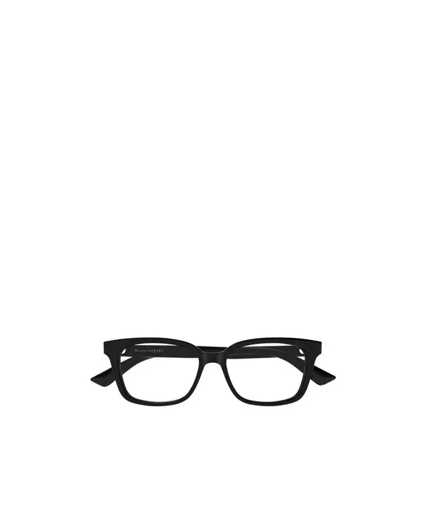 Alexander McQueen Square Frame Eyeglasses - Black