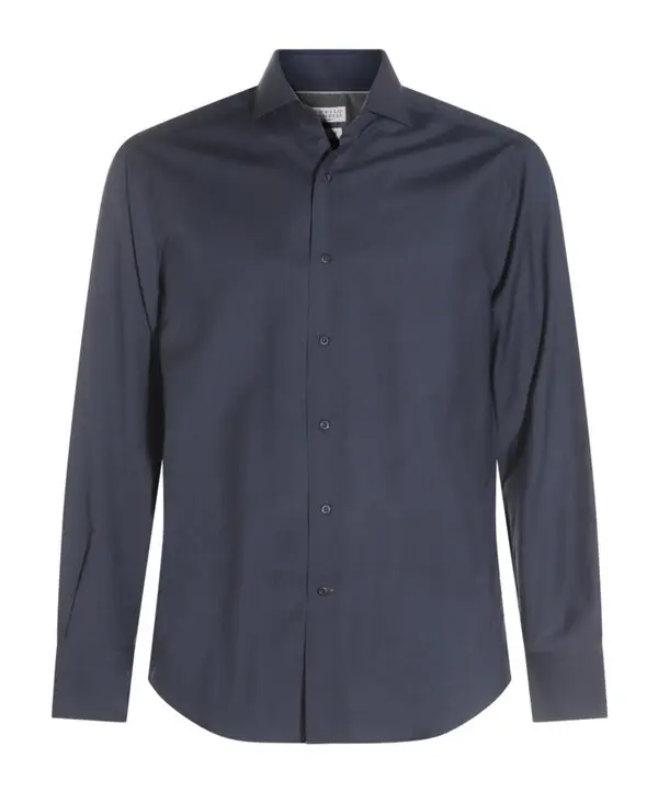 Brunello Cucinelli Curved Hem Shirt - C045