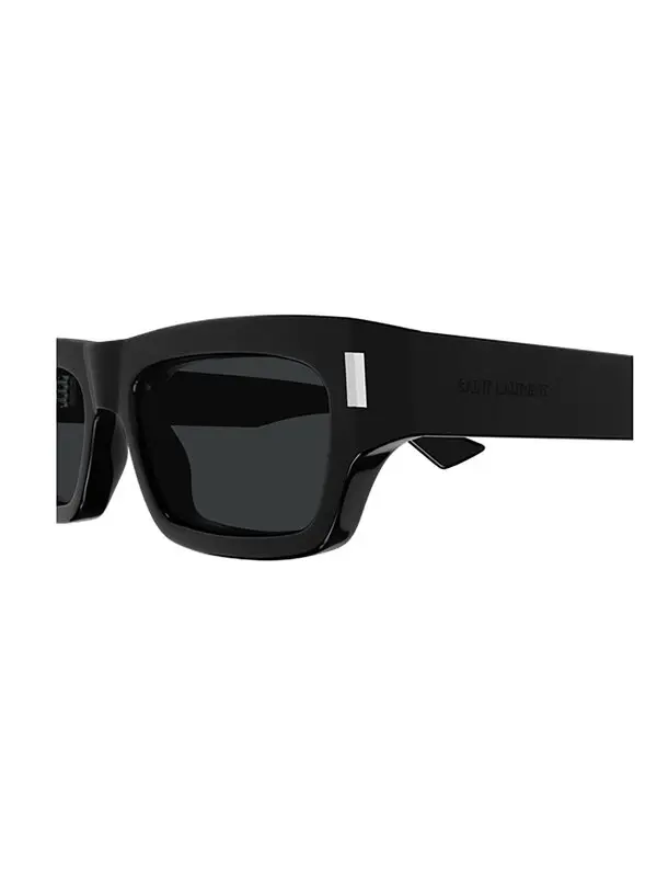 Saint Laurent Rectangle Frame Sunglasses - Black