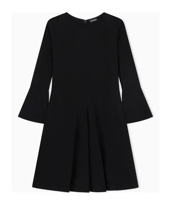 Emporio Armani Flared Dress With Padded Cuffs