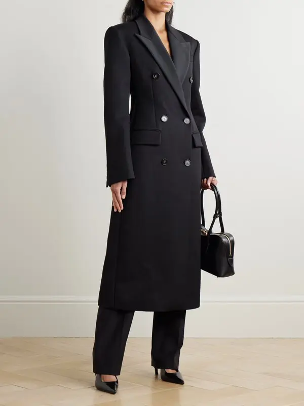 Stella McCartney Double-breasted Twill Coat