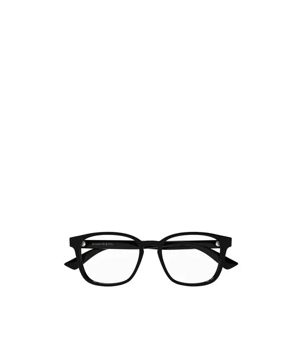 Alexander McQueen Square Frame Glasses - Black