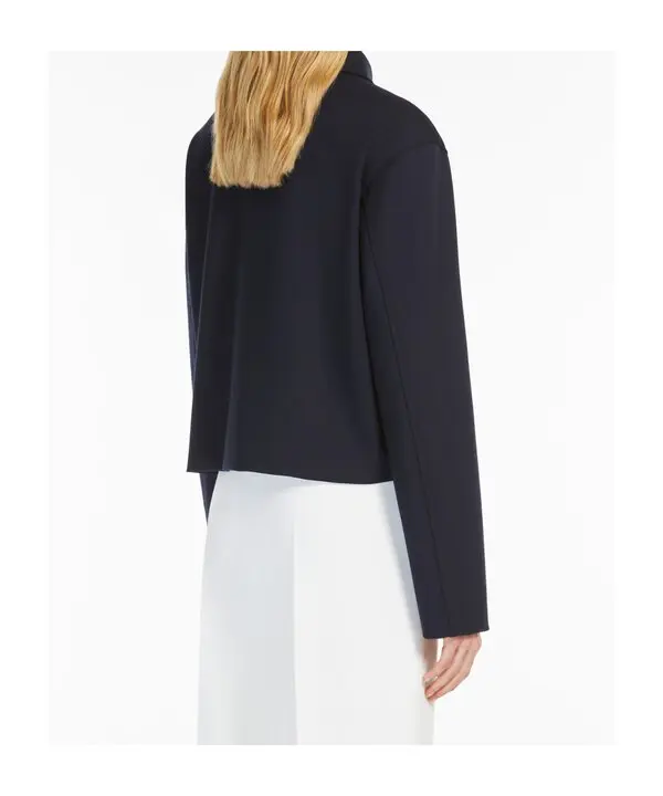 Max Mara Milan Jersey Jacket - Navy Blue