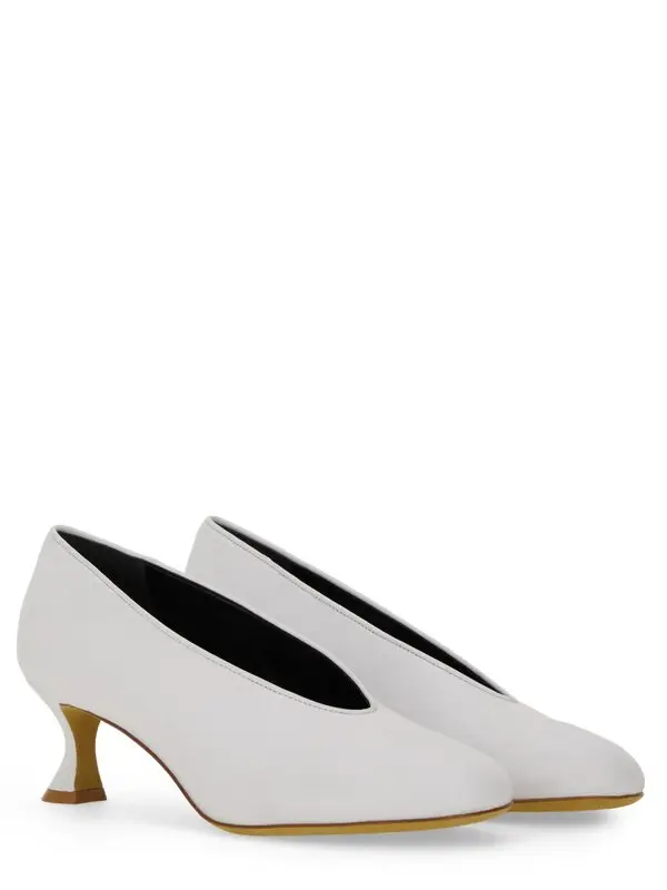 Moschino Round Toe Stiletto Pumps