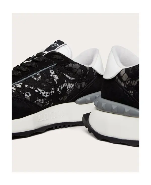 Valentino Garavani Rockstud Lace-up Sneakers