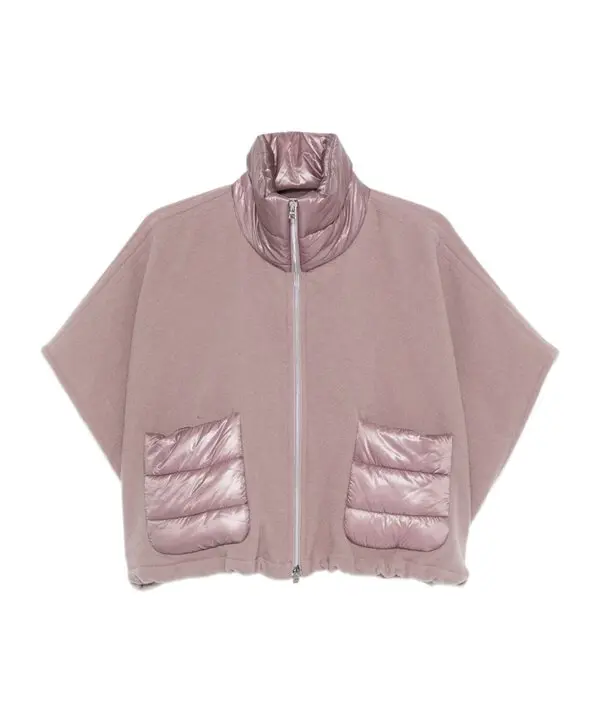 Herno Quilted Pocket Fleece Jacket - Nude