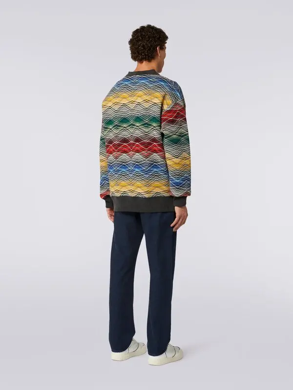 Missoni Zigzag V-neck Cardigan - Black