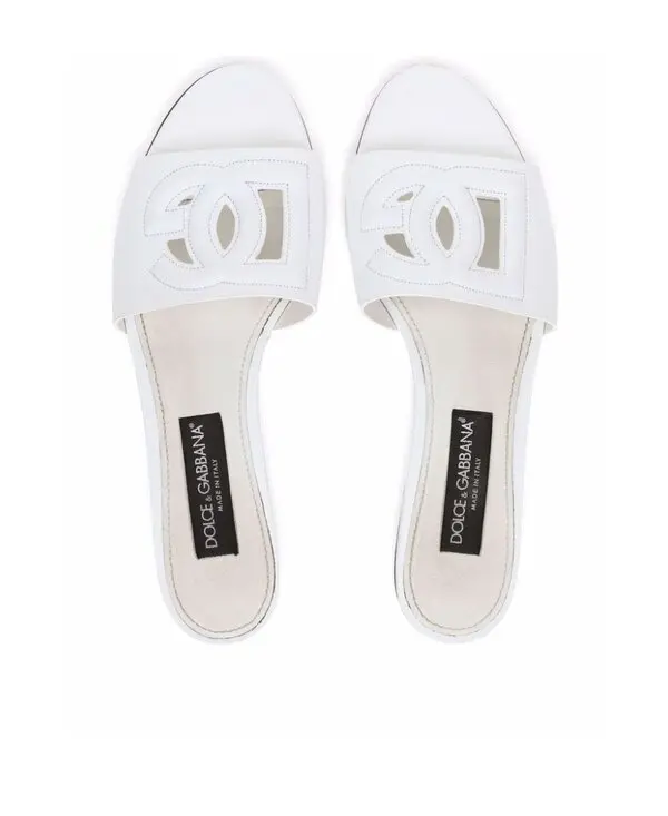 Dolce & Gabbana Dg Logo Flip-flops - White