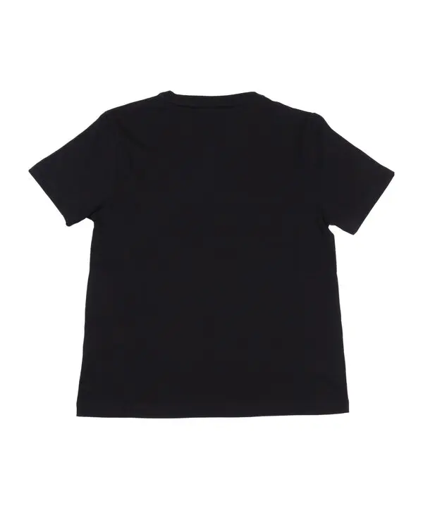 LANVIN Logo Embroidered Round Neck T-shirt