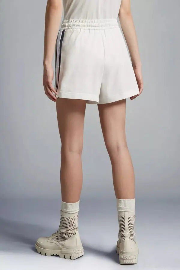 Moncler Logo Jacquard Ribbon Shorts