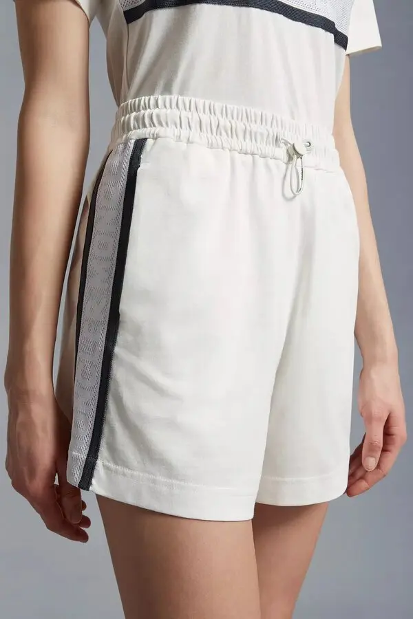 Moncler Logo Jacquard Ribbon Shorts