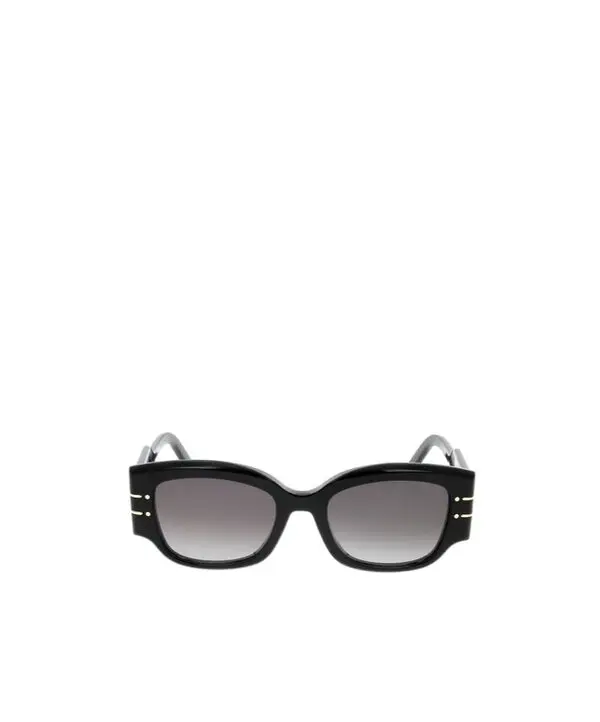 Dior Signature S13i Rectangle-frame Sunglasses - Gray