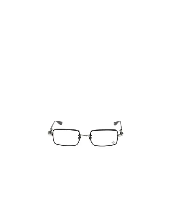 Chrome Hearts Rectangular Flat Mirror Eyeglasses - White