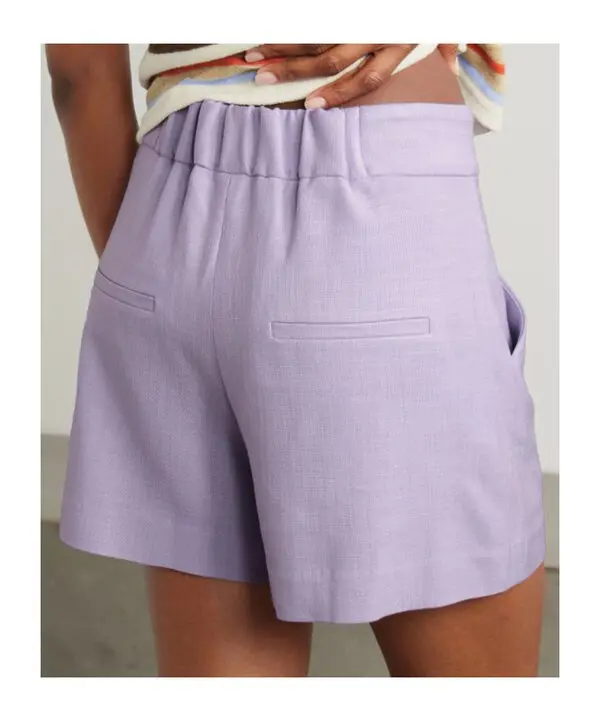 Veronica Beard Elbe Pleated Shorts