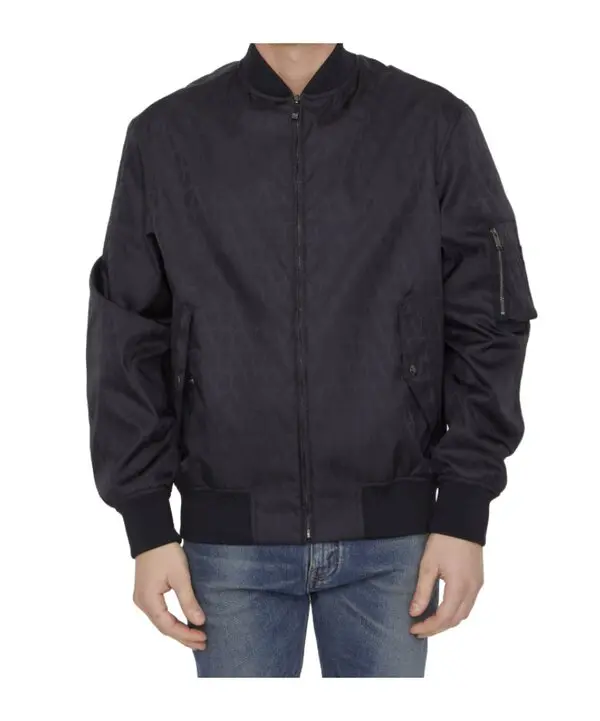 Valentino Garavani Toile Iconographe Jacquard Zip-up Bomber Jacket