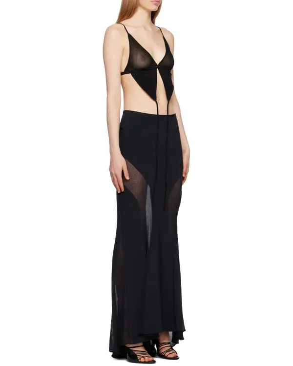 DION LEE Butterfly-style Mesh Bra