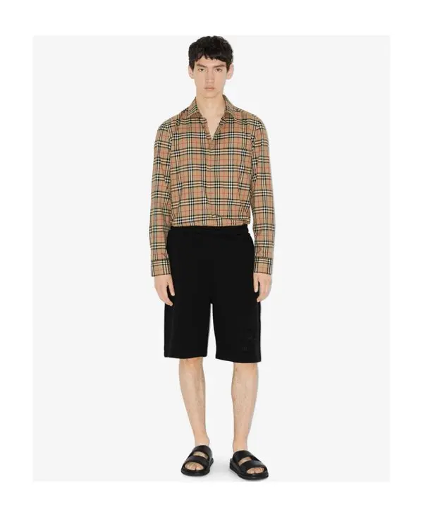 Burberry Long Sleeved Checked Buttoned Shirt
