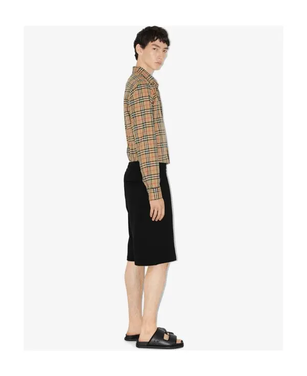 Burberry Long Sleeved Checked Buttoned Shirt