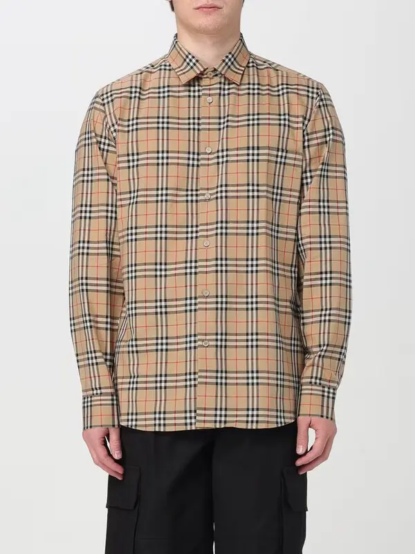 Burberry Long Sleeved Checked Buttoned Shirt