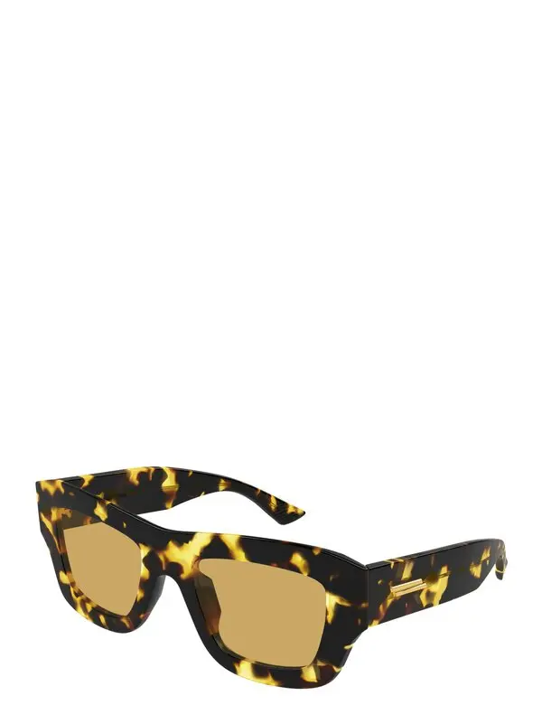 Bottega Veneta Rectangular Frame Sunglasses - Multicolor