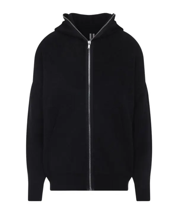 Rick Owens Zip-up Hooded Hoodie