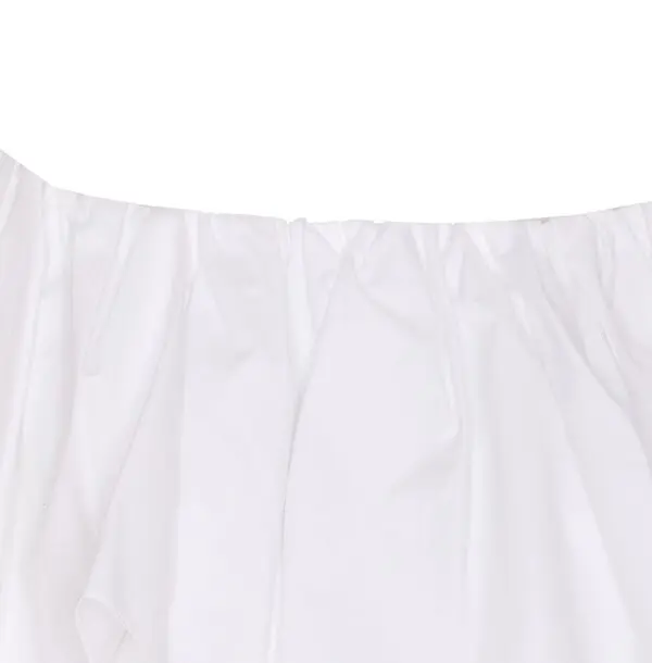 Max Mara Peccati Ruffled Off-shoulder Poplin Top