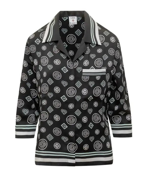 Casablanca Printed Pajama Top