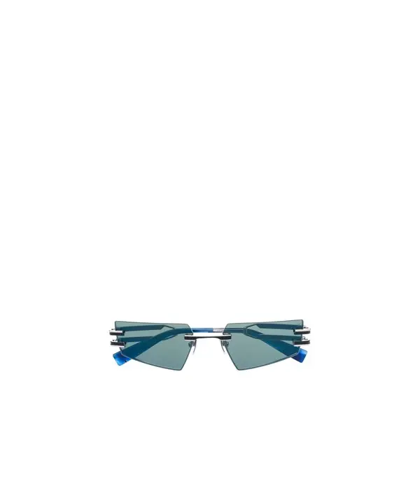 Balmain Geometric Double-arm Sunglasses - Blue