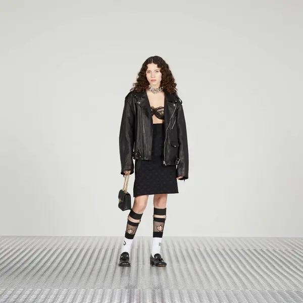 Gucci Leather Biker Jacket
