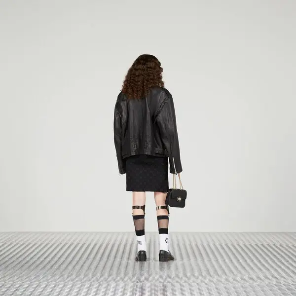 Gucci Leather Biker Jacket