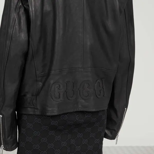 Gucci Leather Biker Jacket