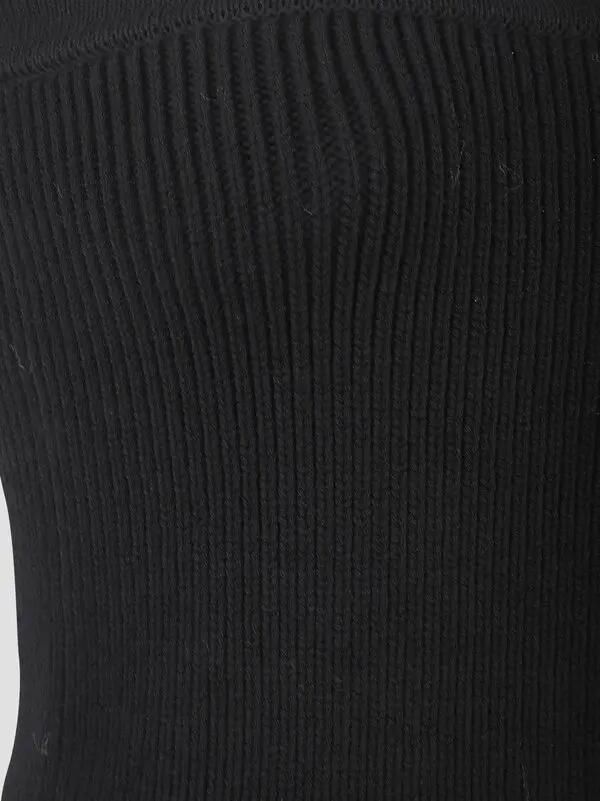 Rick Owens Ribbed Knit Strapless Tube Top