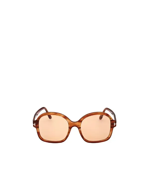 TOM FORD Oversized Frame Sunglasses - Nude