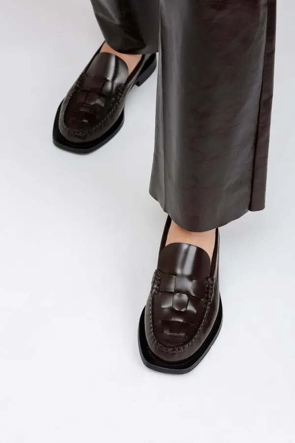 Hereu Woven Slip-on Loafers
