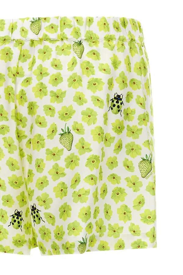 Versace Strawberry Garden Print Shorts - No