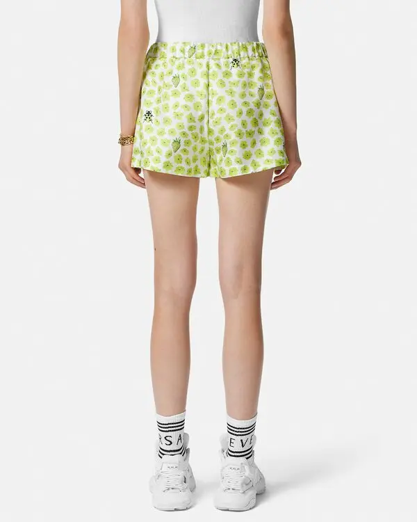 Versace Strawberry Garden Print Shorts - No
