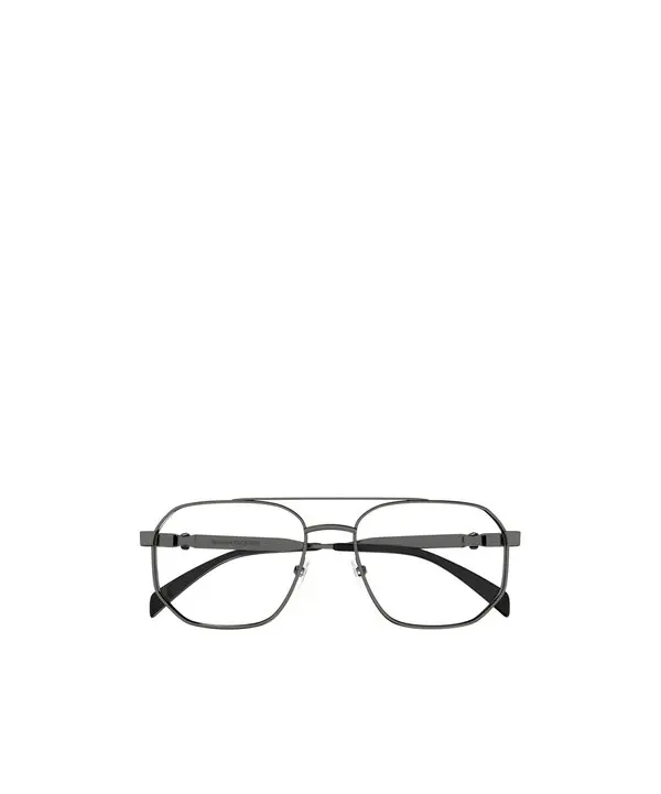 Alexander McQueen Aviator Eyeglasses - Black