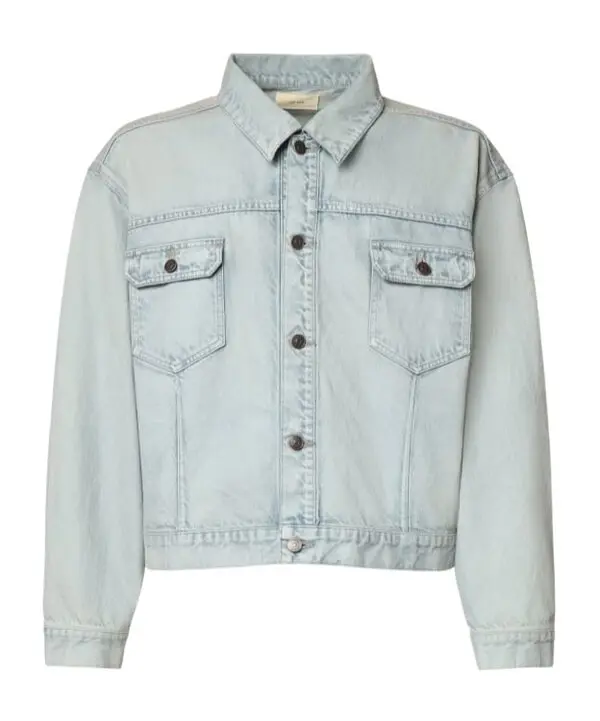 THE ROW Long-sleeved Denim Jacket - Light Blue