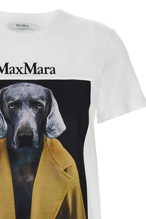 Max Mara Graphic Print Crewneck T-shirt - No