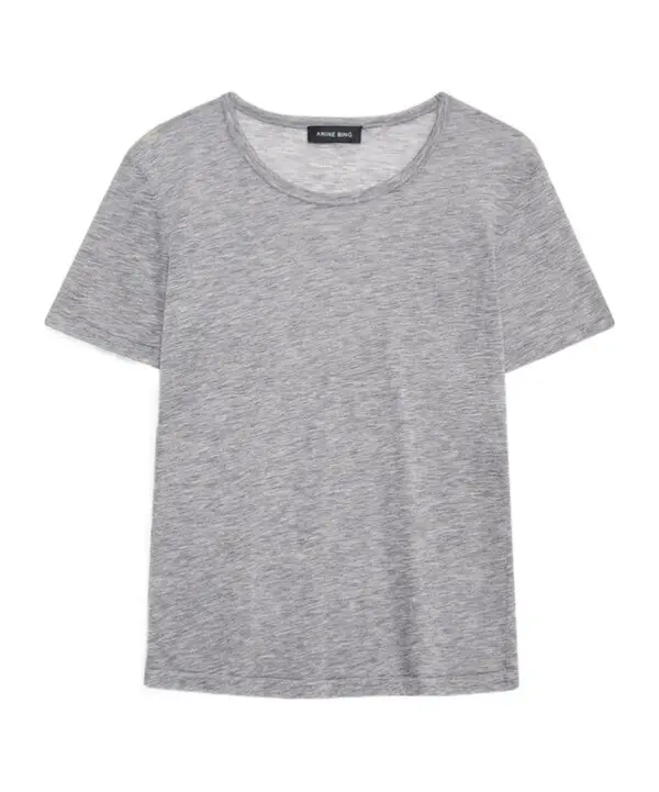 ANINE BING Short-sleeved Crewneck T-shirt